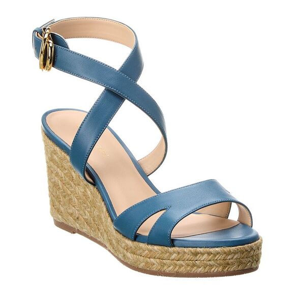 Stuart Weitzman | Shoes | Stuart Weitzman Zuzu Leather Wedge Sandal ...